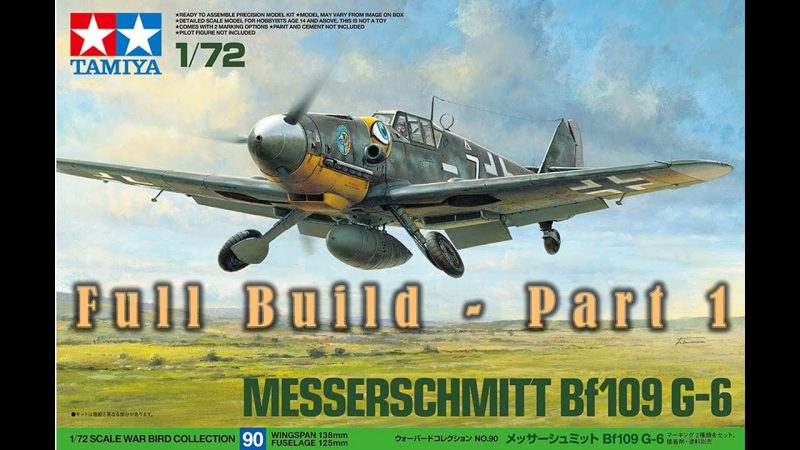 Tamiya BF109 G-6 1:72 Full Build Part 1 - Cockpit Assembly - Carl's ...